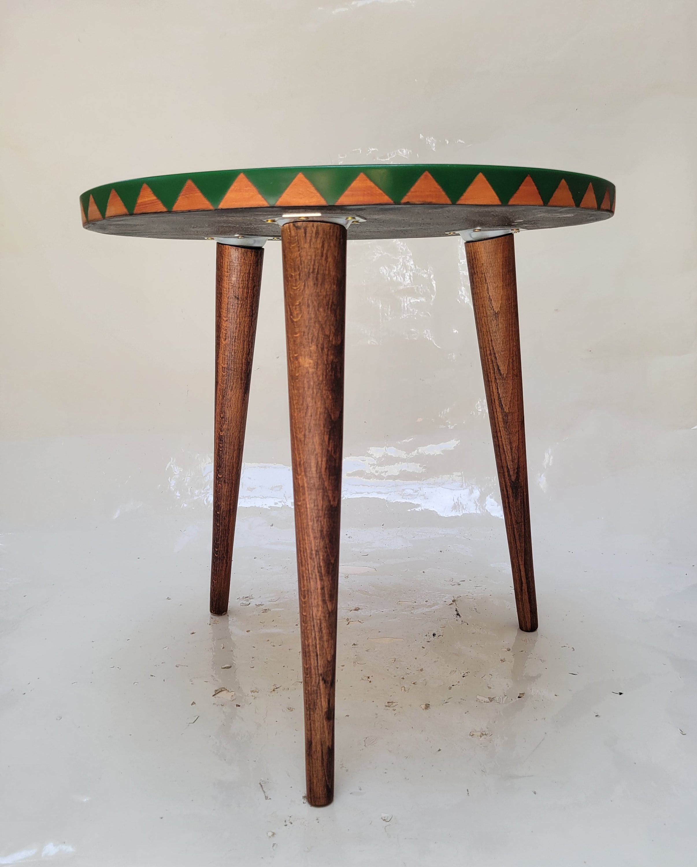 Arabic Moroccan Table/ Decorative Brass Wooden Table, Coffee Table ...