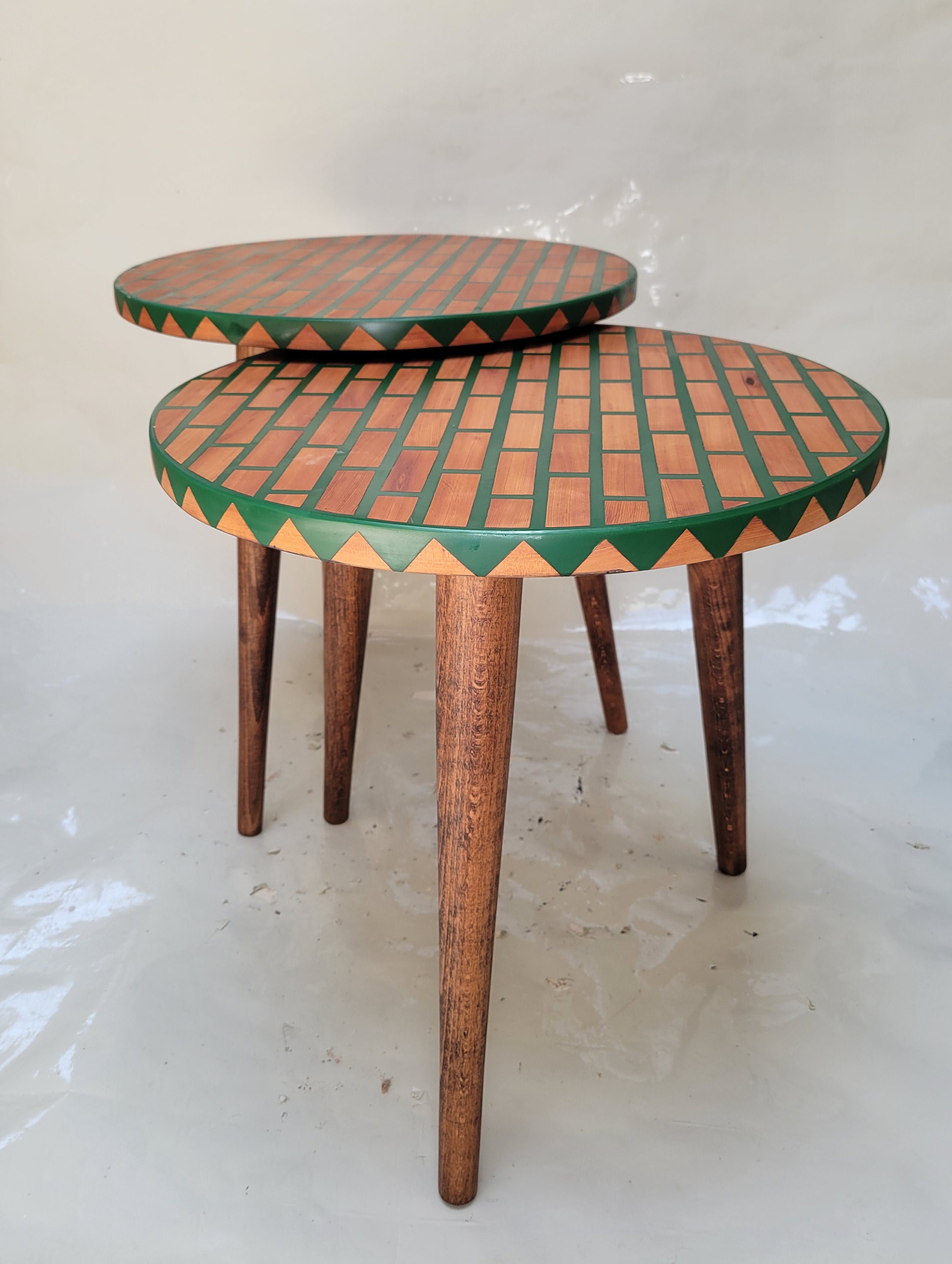 Arabic Moroccan Table/ Decorative Brass Wooden Table, Coffee Table ...