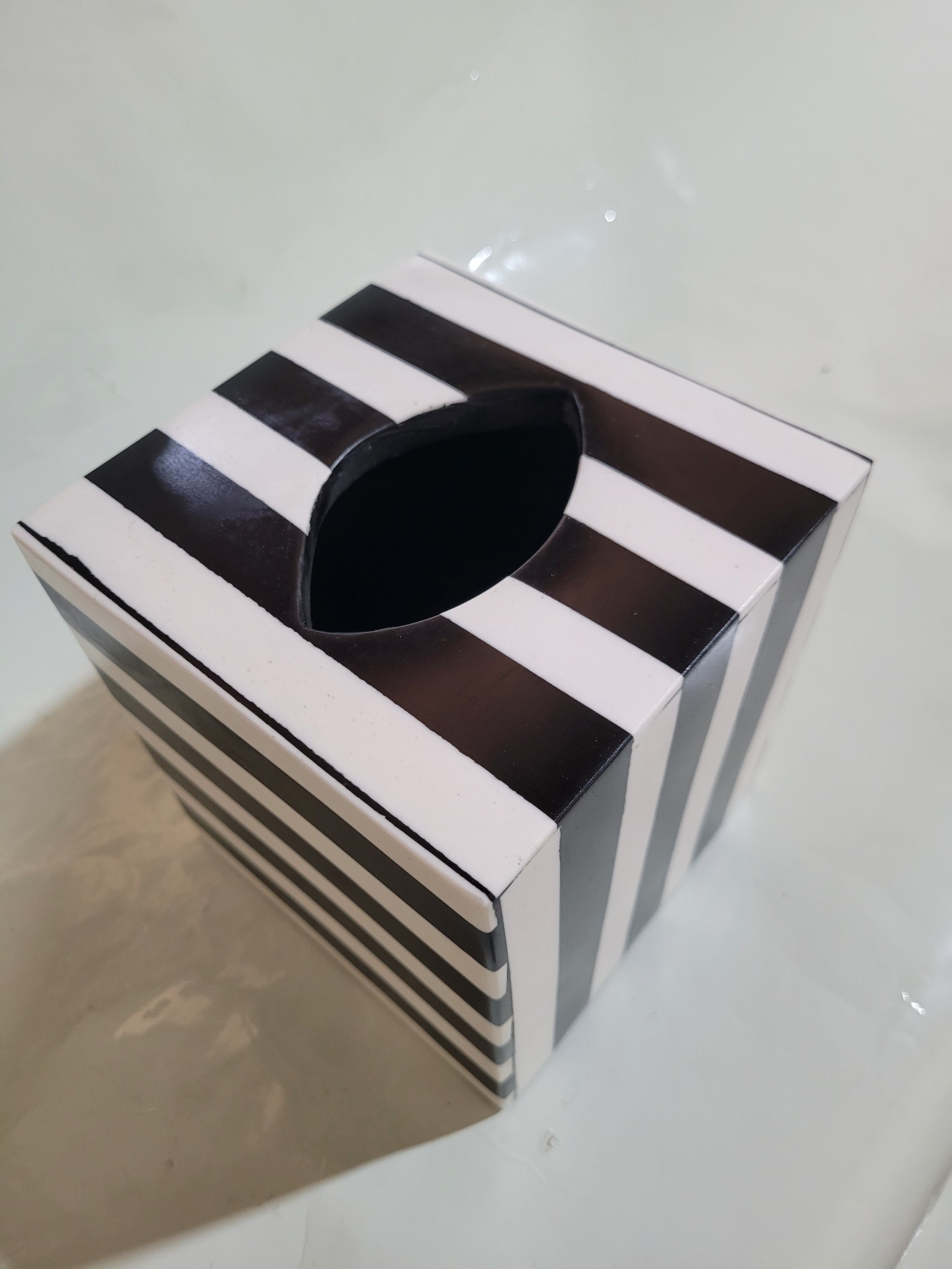 Tissue Box Cover Holder, Wooden Tissue Box Cover, Tissue Box Cover With ...