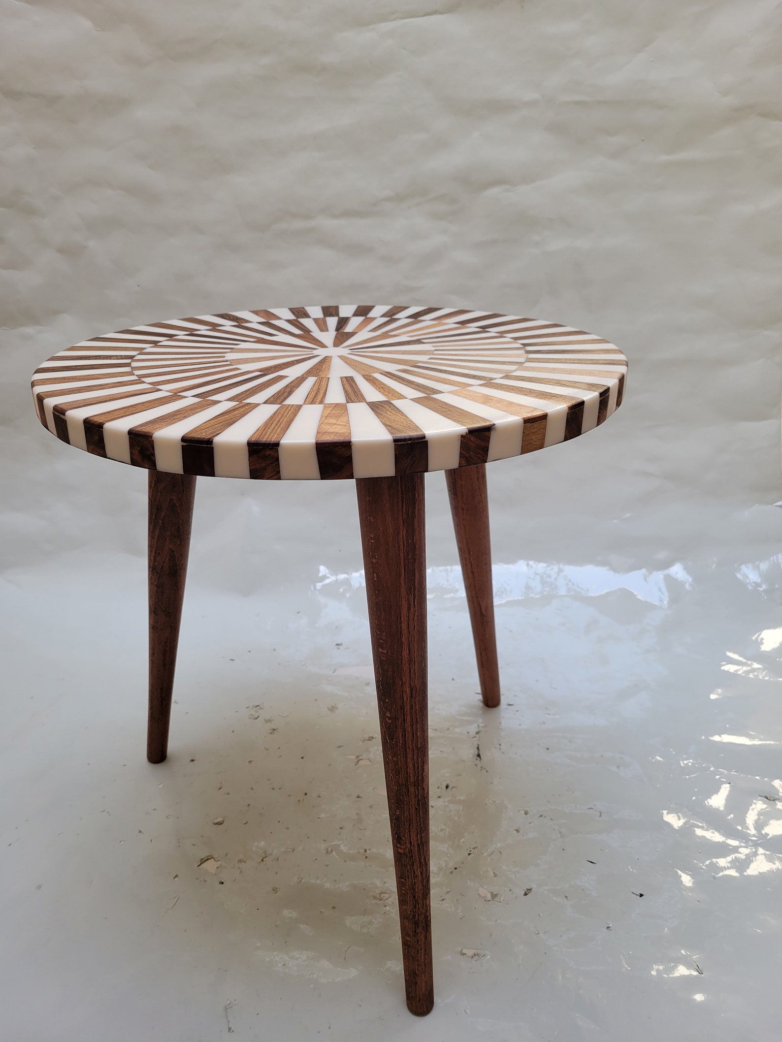 Arabic Moroccan Table/ Decorative Brass Wooden Table, Coffee Table ...