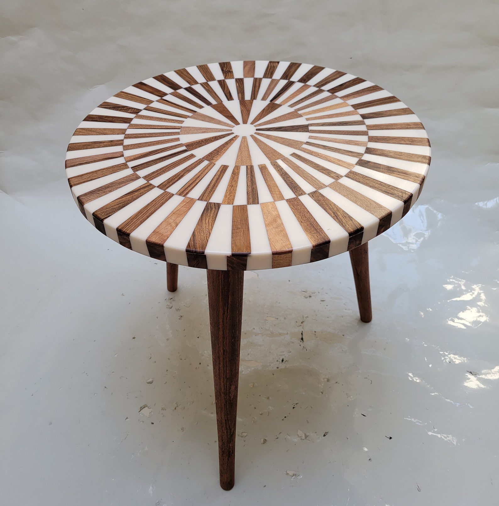 Arabic Moroccan Table/ Decorative Brass Wooden Table, Coffee Table ...