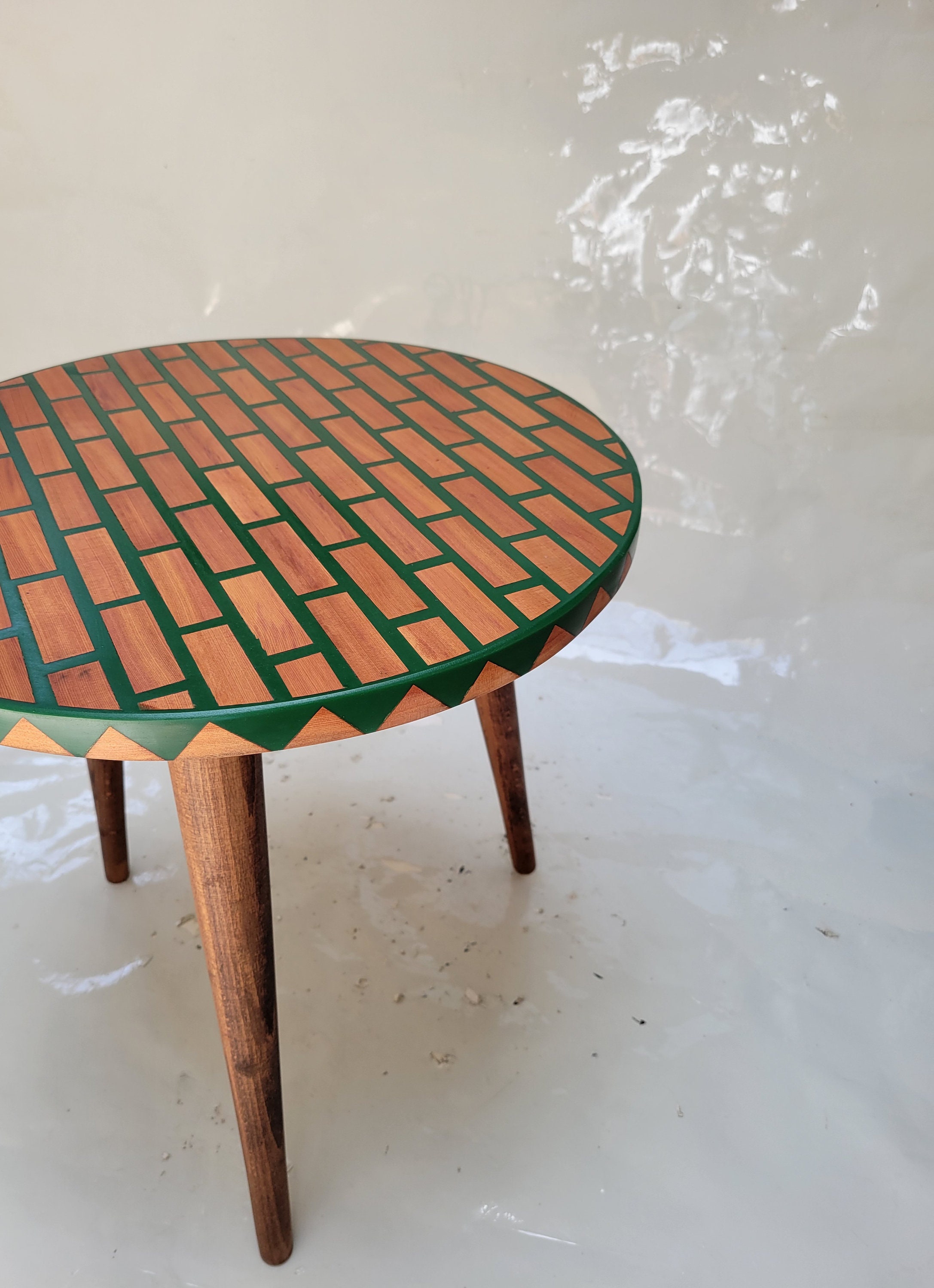 Arabic Moroccan Table/ Decorative Brass Wooden Table, Coffee Table ...