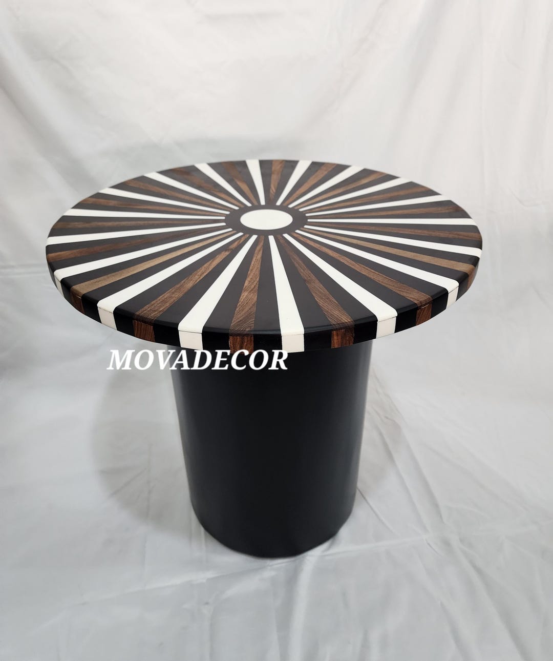 Custom Moroccan Sofa Table, Rustic Wood Coffee Table With Unique Touch ...
