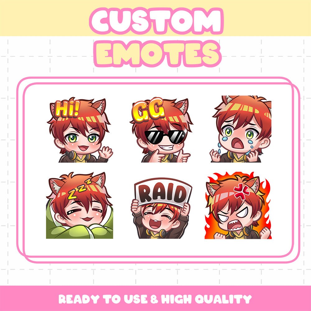 Custom Premium Twitch Emotes Twitch Emotes Custom Emotes - Etsy