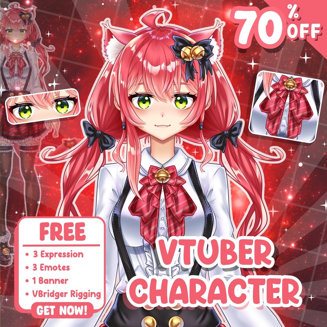 Modelo Vtuber personalizado para uso comercial para diseño de ...