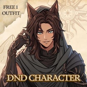 Custom Dnd Character Art, Fantasy Portrait Commission - Etsy