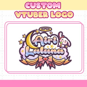 Custom Vtuber Logo Vtuber Custom Logo Logo Design - Etsy