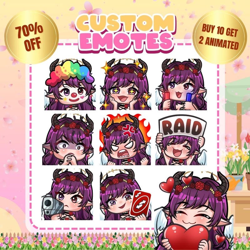 Animated Emotes - Etsy