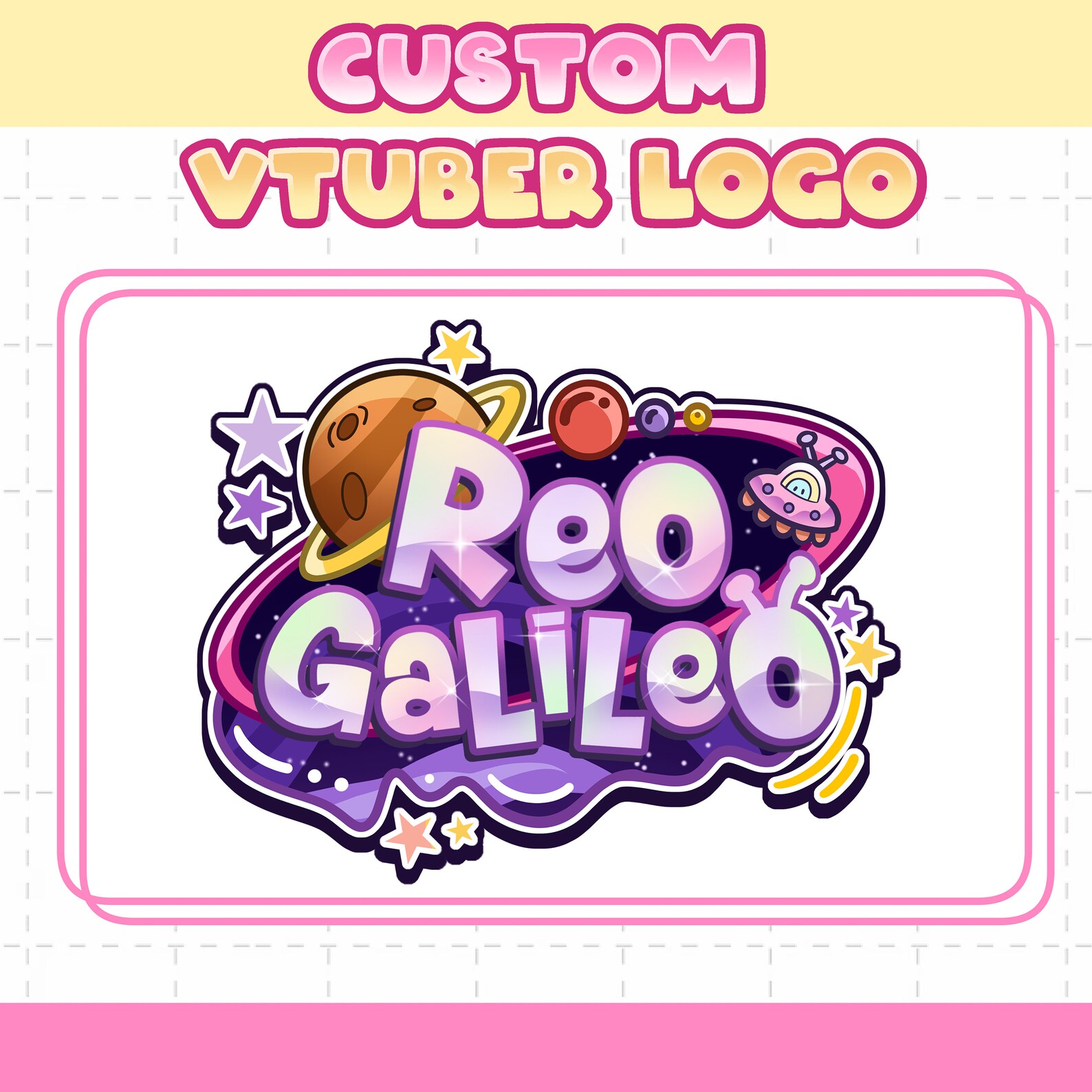 Custom Vtuber Logo Vtuber Custom Logo Logo Design - Etsy