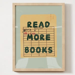 Read More Books | Digital Print- Printable Wall Art, Kids Room Decor ...