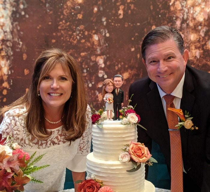 Custom Wedding Cake Topper Figures Made From Photos Wedding - Etsy