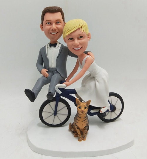 Custom Wedding Cake Topper Figures Made From Photos Wedding - Etsy