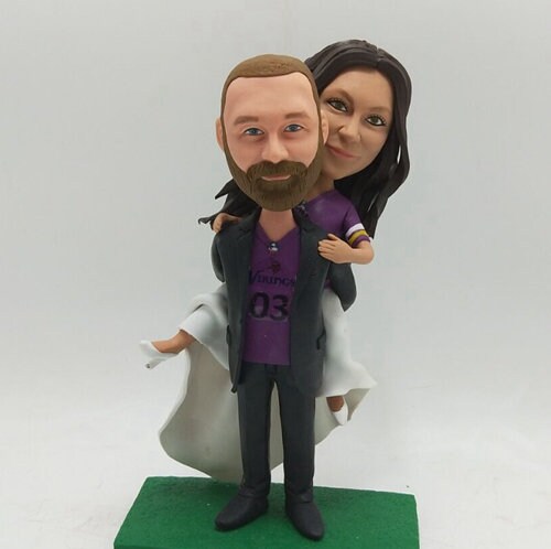 Custom Wedding Cake Topper Figures Made From Photos Wedding - Etsy
