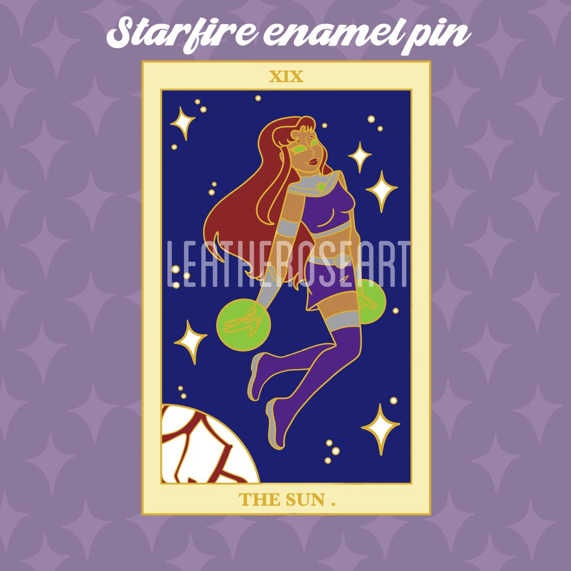 Starfire Tarot Enamel Pin - Etsy