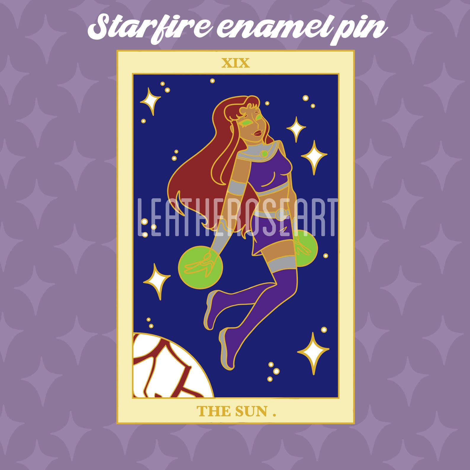Starfire Tarot Enamel Pin - Etsy