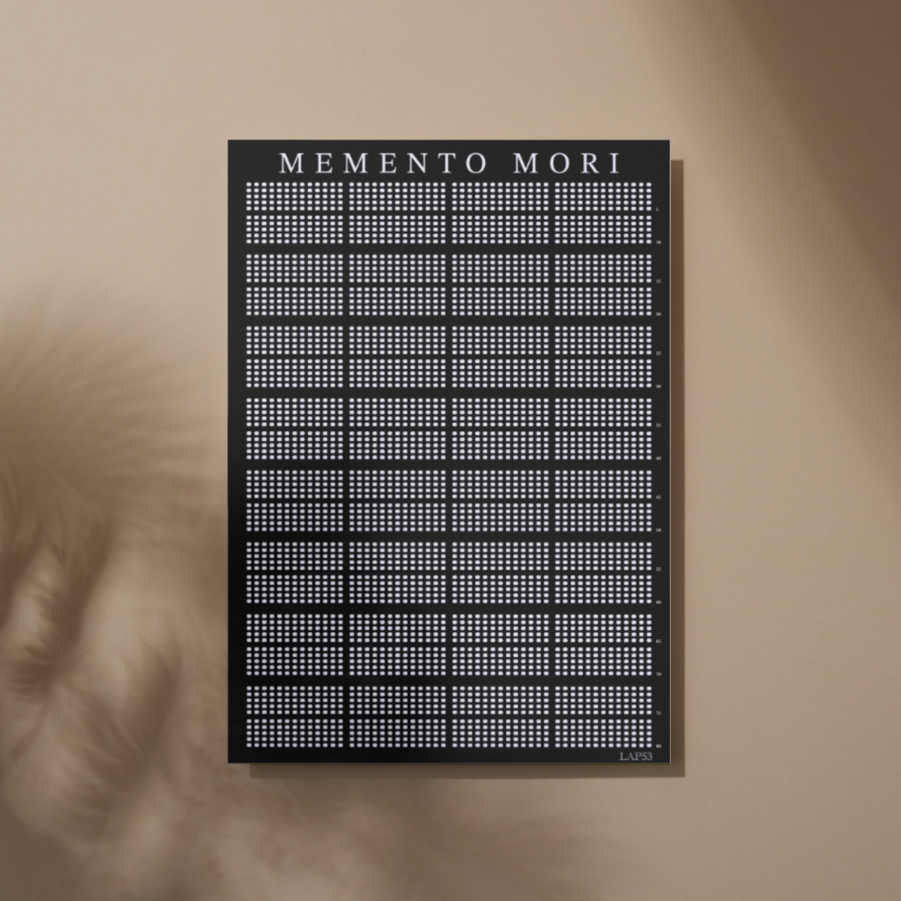 Memento Mori Calendar: Reflecting on Life and Impermanence - Etsy