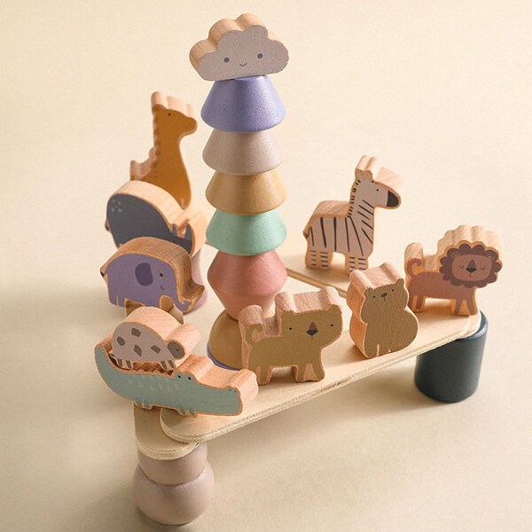 Wood Stacking Toy - Etsy