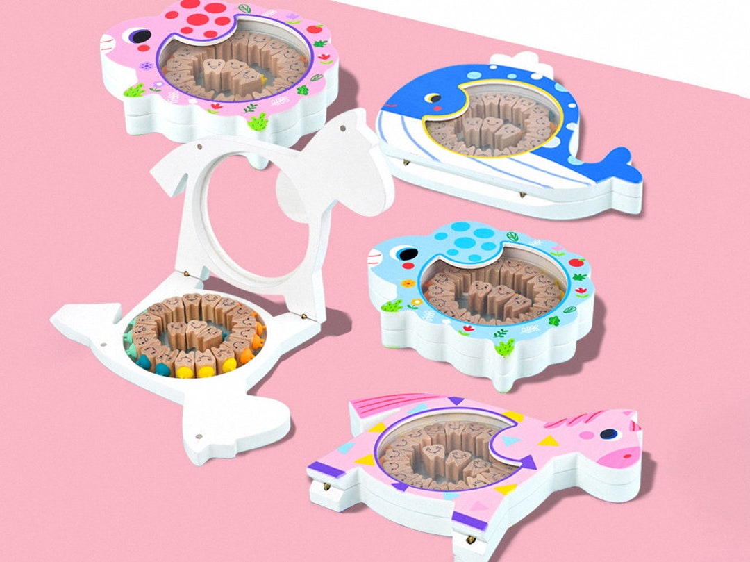 Tooth Organizer Tooth Collection Box Tooth Fairy Box Wooden - Etsy