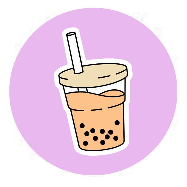 Boba Badge - Etsy