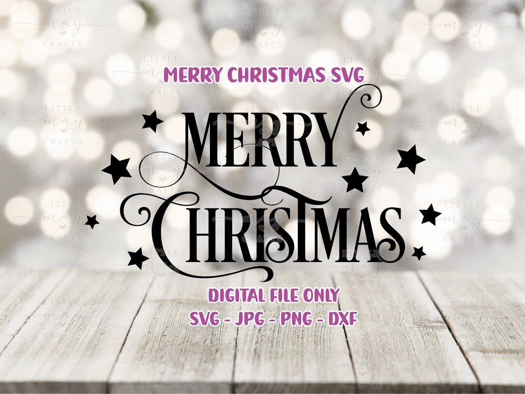 MERRY CHRISTMAS Design SVG Christmas Design Desire Pro - Etsy UK
