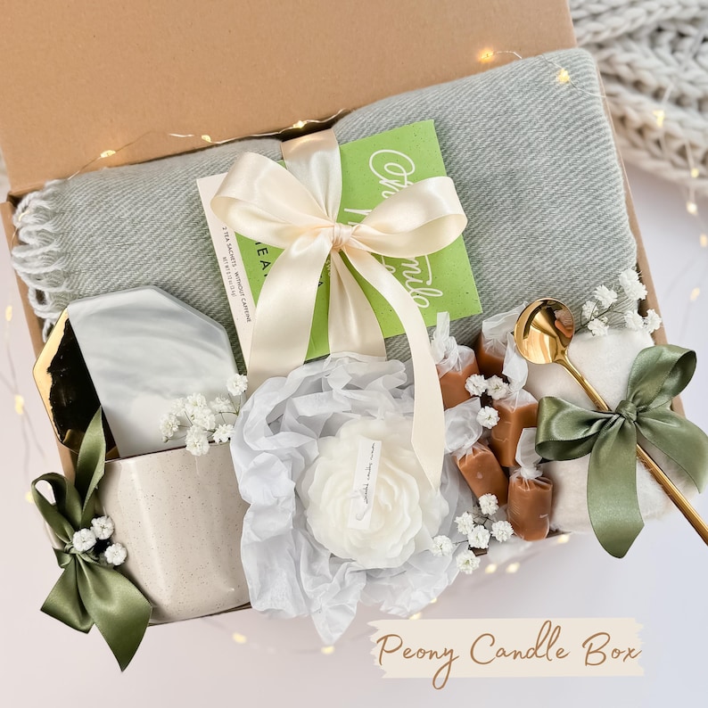 Succulent Gift Box: Self-care Package With Candle & Treats - Etsy