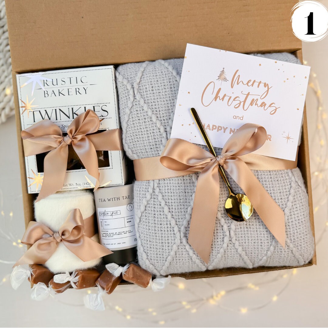 Holiday Gift With Blanket, Gift Box for Man, Gift Box for Her ...