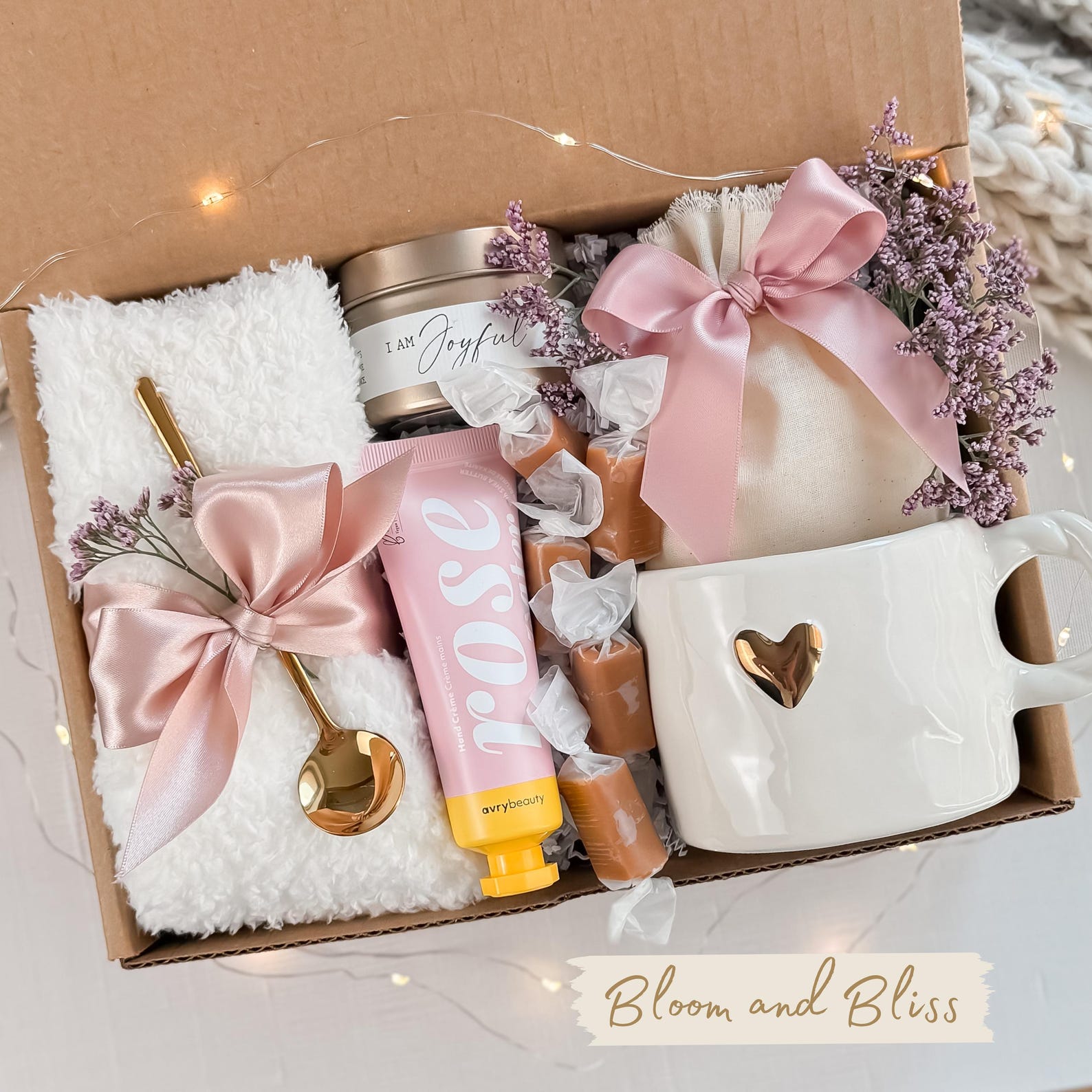 Cozy Gift Box: Blanket, Mug, Socks & Treats - Thinking of You Care ...
