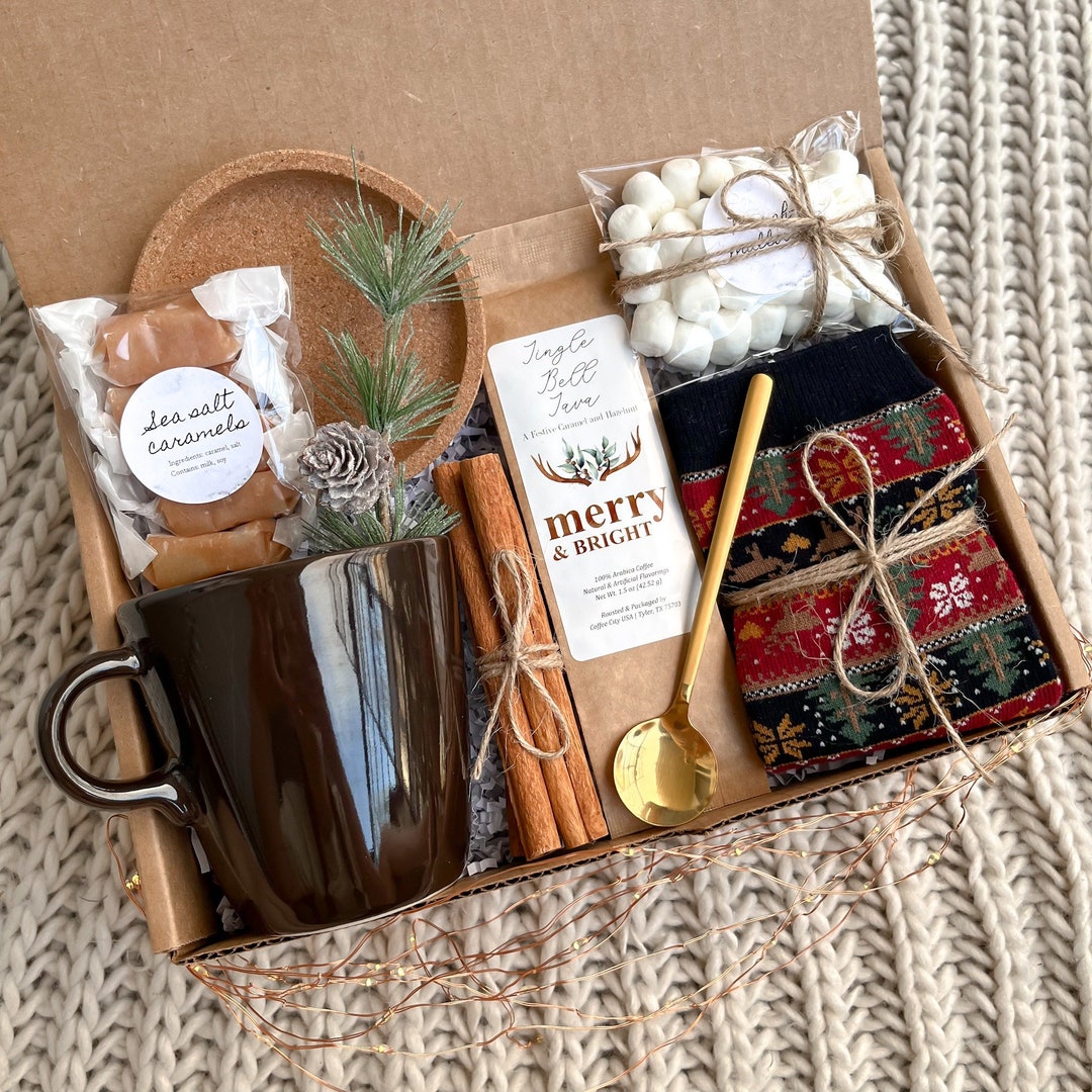 Winter Hygge Gift Box, Holiday Gifts, Gift Set for Her, Sending a Hug ...