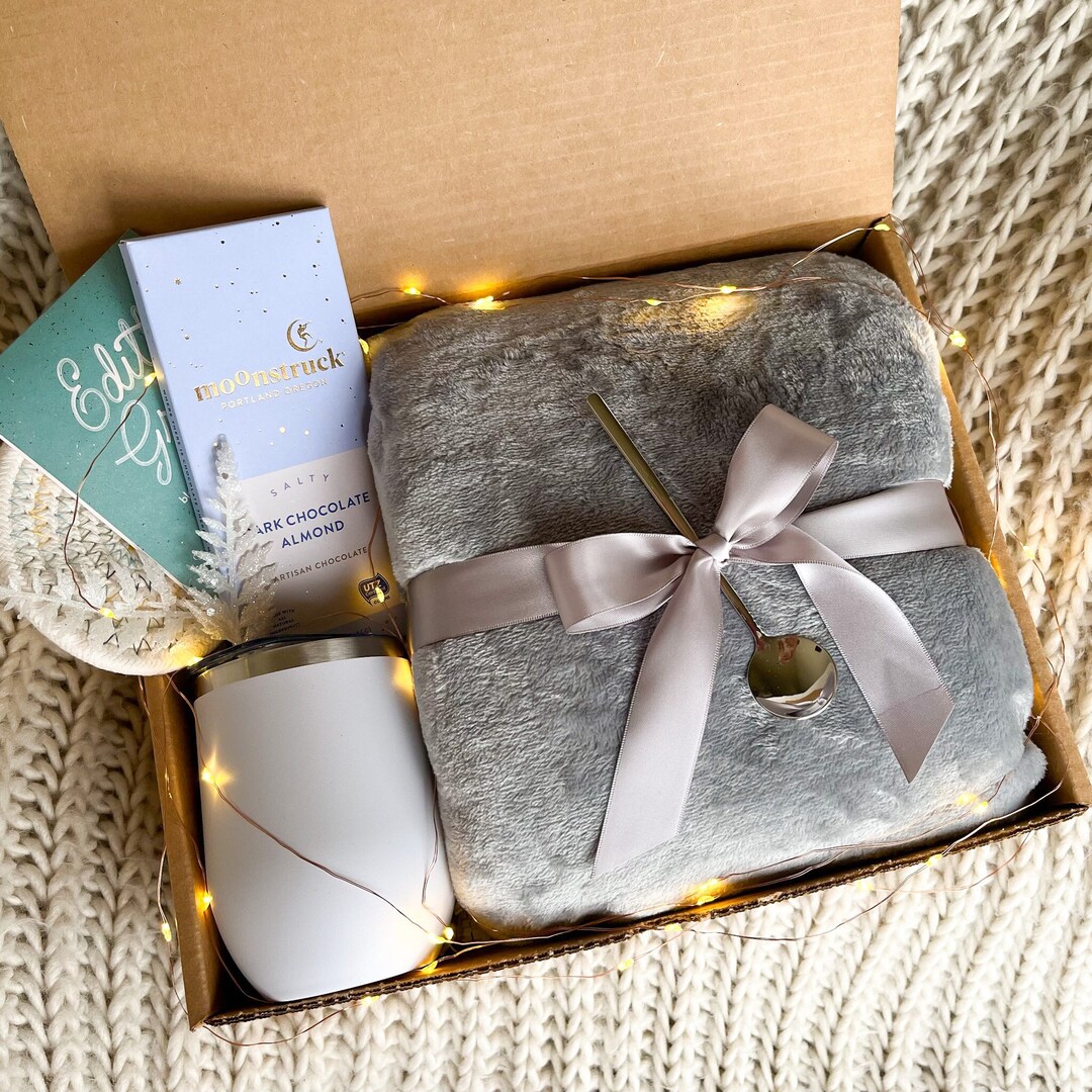 Gift Box With Blanket, Gift for Loved One, Gift for Him, Recovery Gift ...