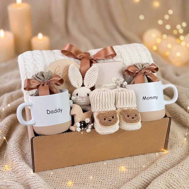 New Mom Gift Box, Baby Shower Gift, Mom and Baby Gift Set, Newborn Gift ...