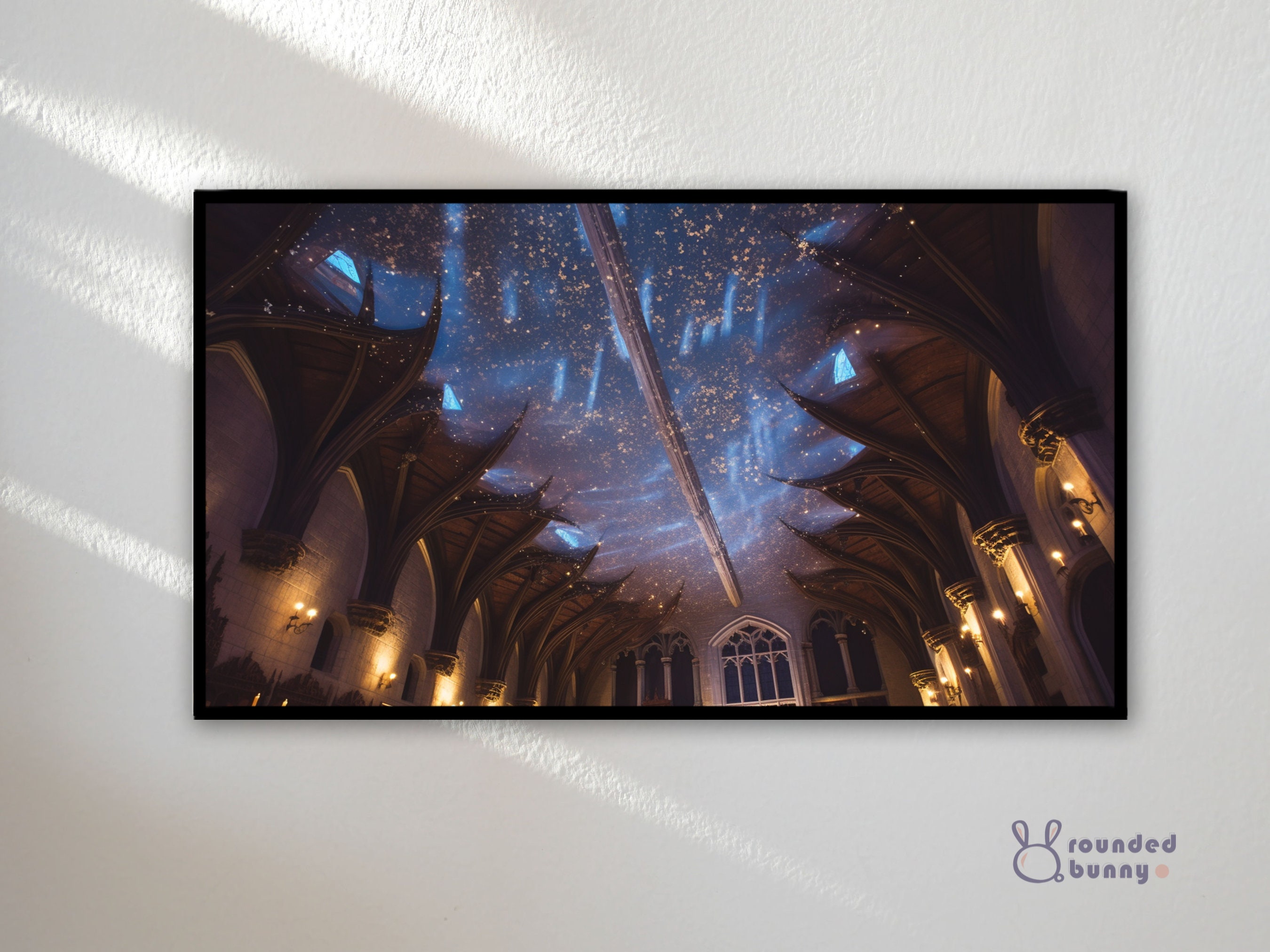 Samsung Frame TV Art | Frame TV Art 4K | Wizard Dining Hall TV Art ...