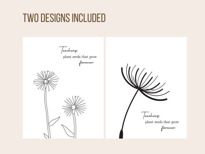 Dandelion Handprint Art for Teacher, Appreciation Gifts, Fingerprint ...