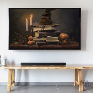 Samsung Frame TV Art | Frame TV Art 4K | Witch Magical Hat | Magic ...