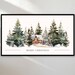 Samsung Frame TV Art Christmas pine Trees TV Frame Art Set - Etsy