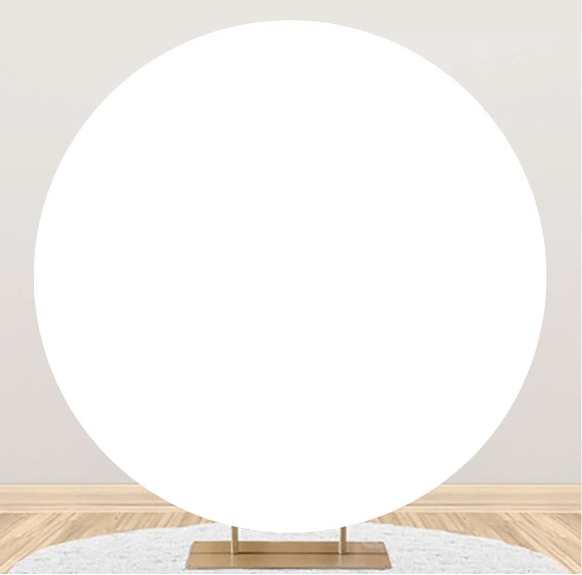 Round Backdrop Stand, Metal Circle Frame With a Double-sided Fabric ...