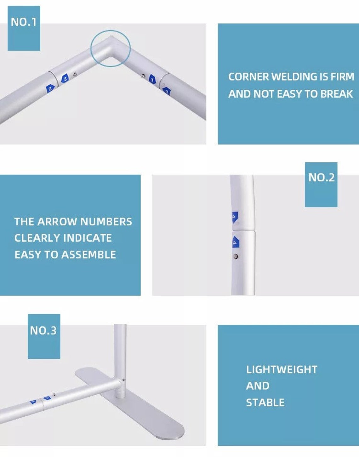 Round Backdrop Stand, Metal Circle Frame With a Double-sided Fabric ...
