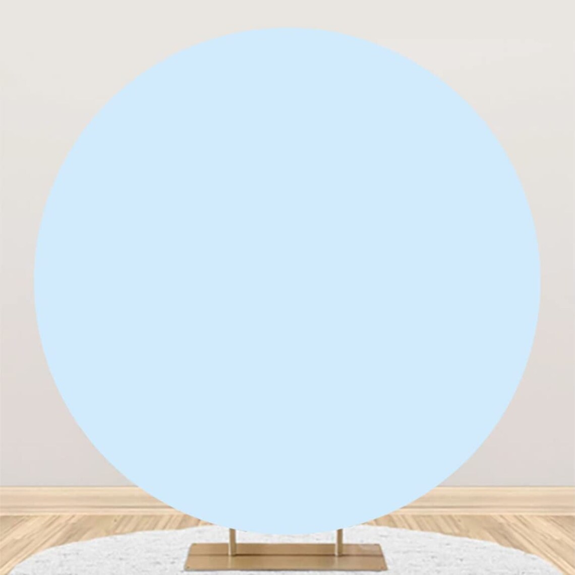 Round Backdrop Stand, Metal Circle Frame With a Double-sided Fabric ...