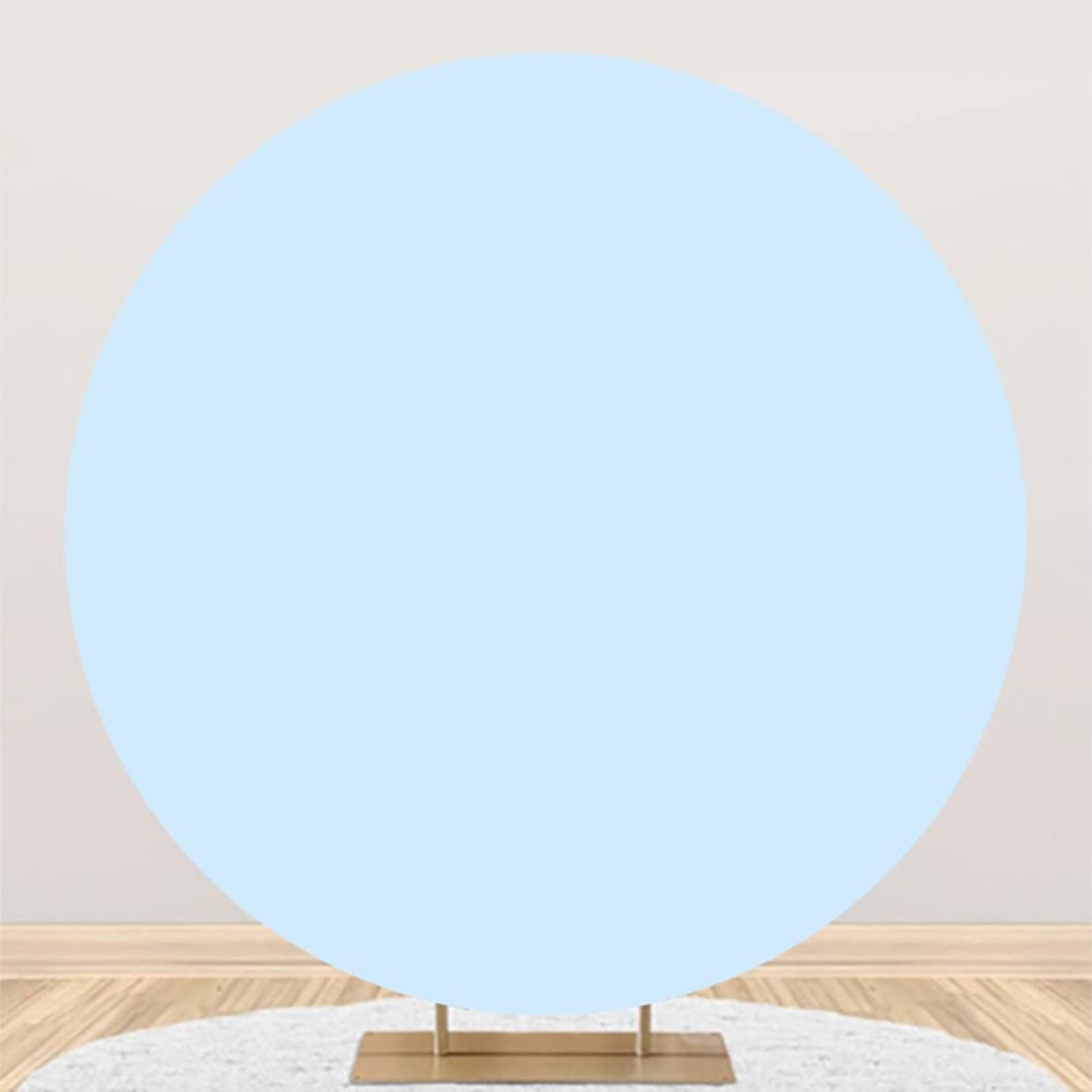 Round Backdrop Stand, Metal Circle Frame With a Double-sided Fabric ...