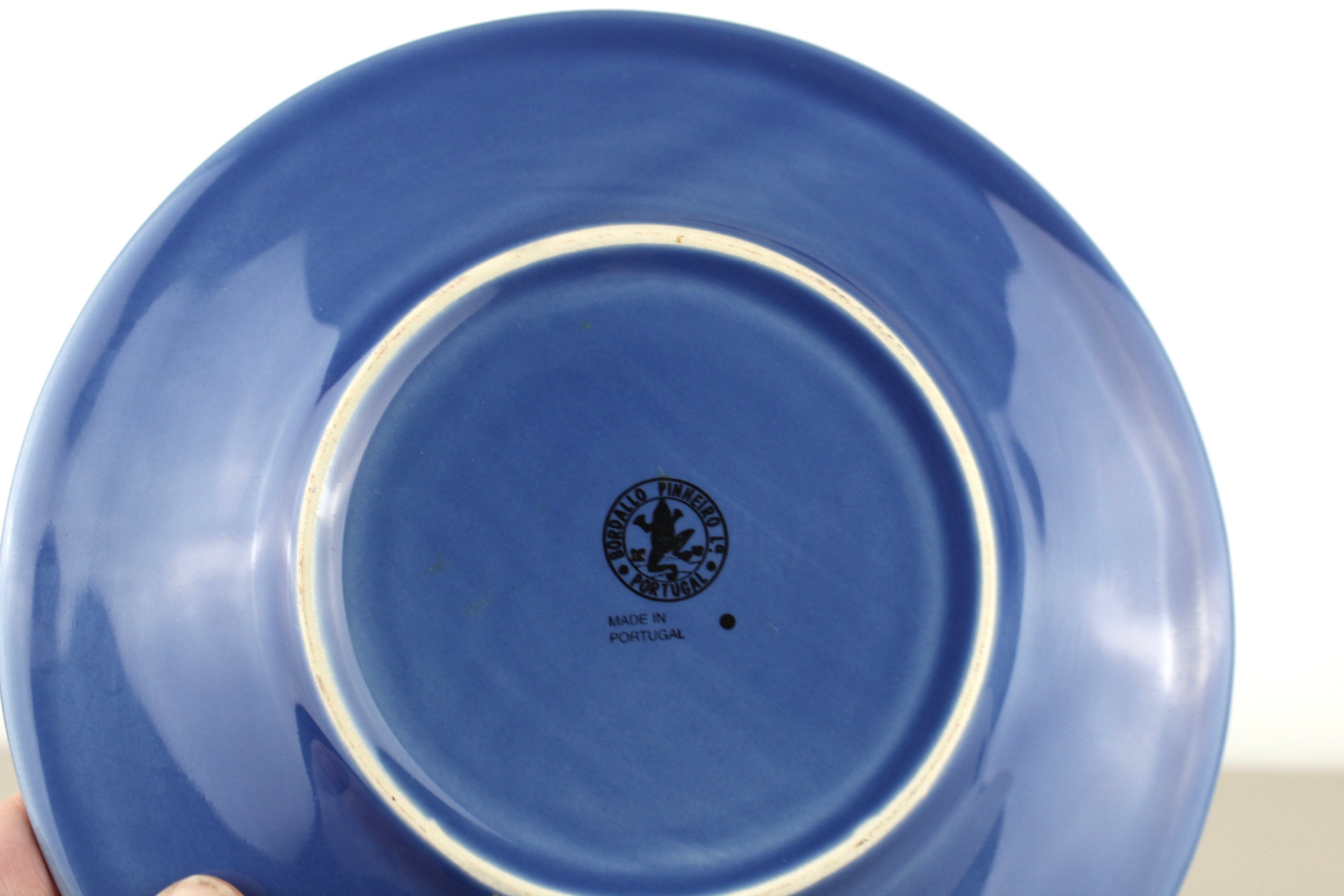 Bordallo Pinheiro Portugal Bordallo Pinheiro Papillon Wheat Blue Plate ...