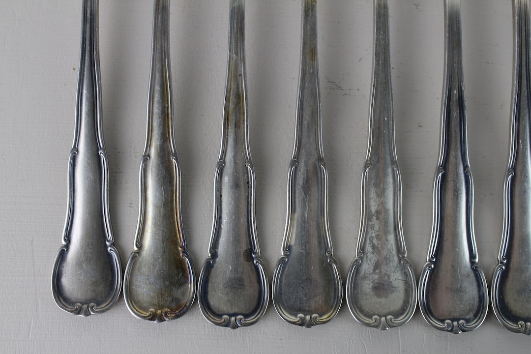 WMF Barock 90 Silverplate 11 Dinner Forks Salad Forks Flatware ...