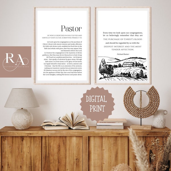 Pastor Definition Poster - Etsy