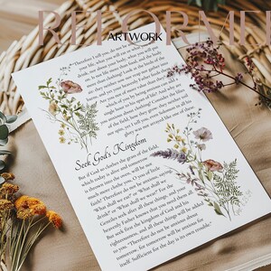 Matthew 6:25-34, Seek First the Kingdom of God Consider the Bird ...