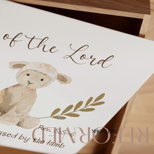 Child of the Lord Lion and the Lamb Protected by the Lion, Purchased by ...