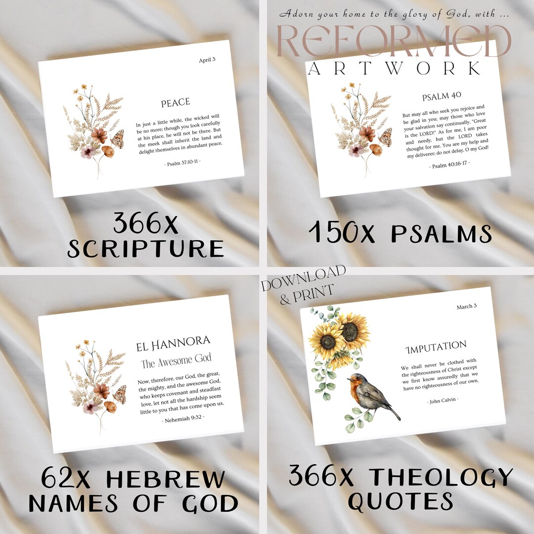 365 Day Bible Verse Card | Bible Verse for the Day | Printable Bible ...