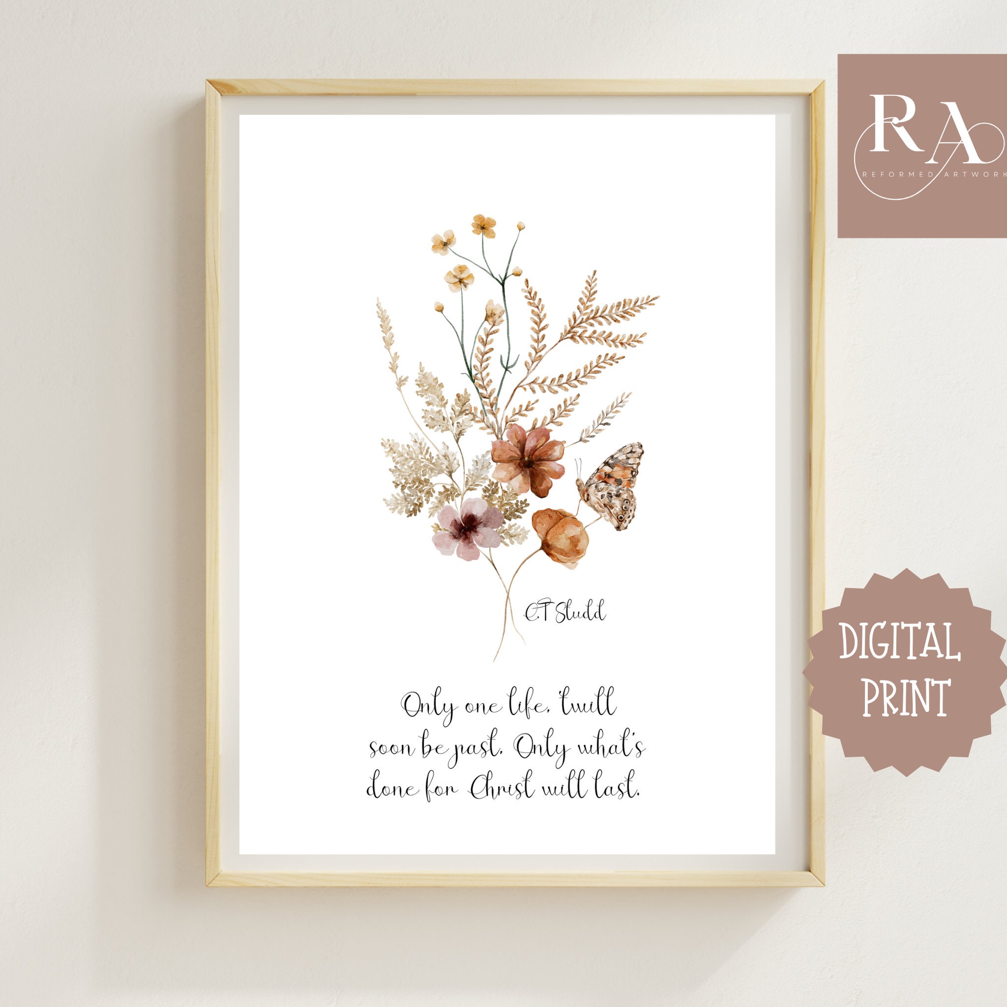 C.T Studd Missionary Quotes Only One Life, 'twill Soon Be Past, Only ...