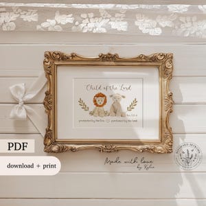 Child of the Lord | Lion and the Lamb | Protected by the Lion ...