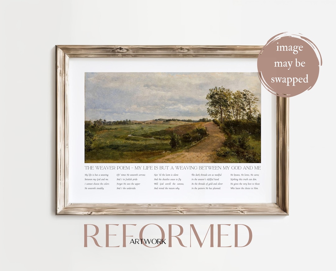 The Weaver Poem / the Tapestry Poem Christian Poetry Print Christian ...