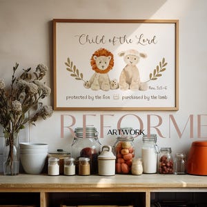 Child of the Lord Lion and the Lamb Protected by the Lion, Purchased by ...