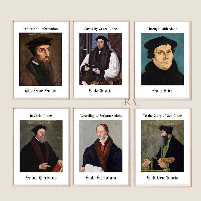 Reformed Theology Reformation Day Party - 5 Solas of the Reformation ...