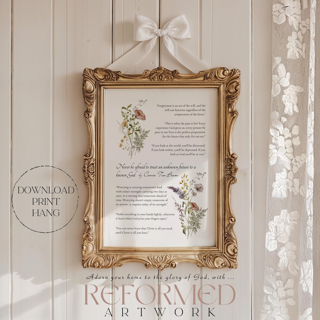 Corrie Ten Boom Quotes | Christian Encouragement Gift for Women | Trust ...